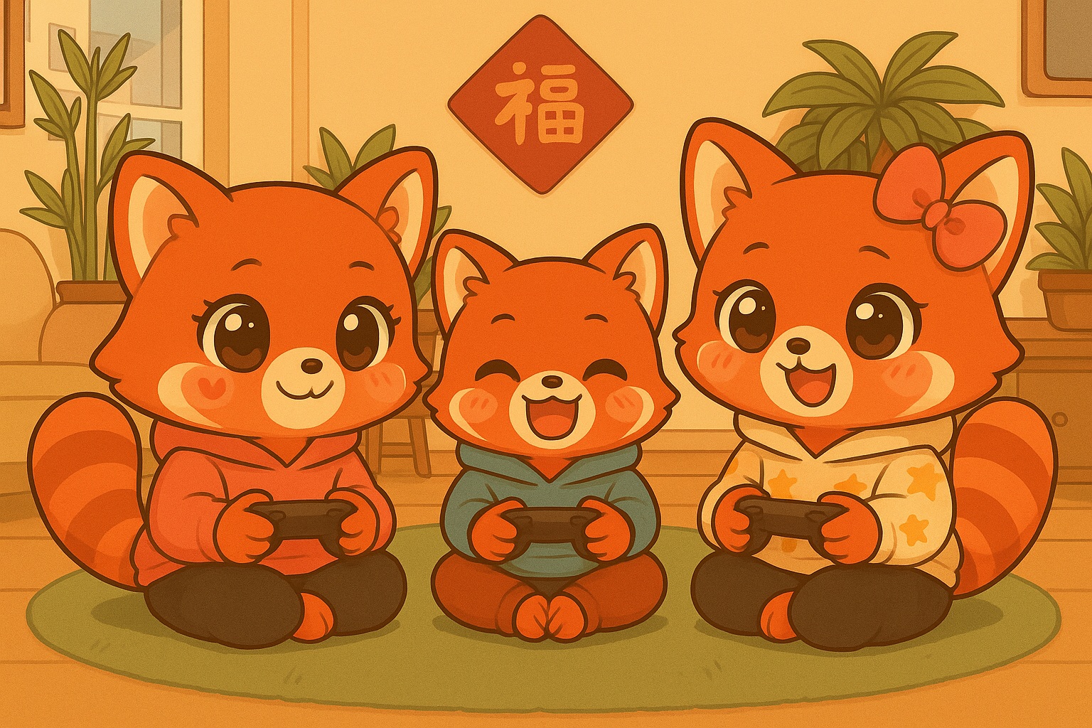 Gaming Red Pandas